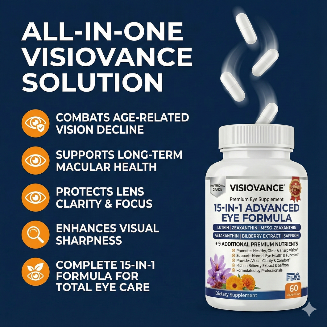 VisioVance 15 in 1 Advanced Eye Formula – VISIOVANCE